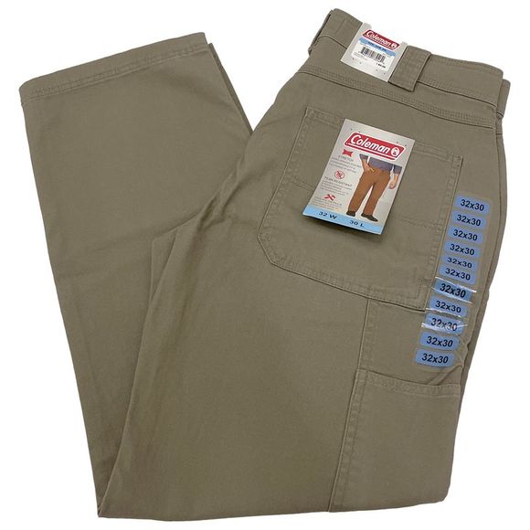 Coleman | Pants | Coleman Mens Canvas Stretch Utility Work Pants In Bay ...